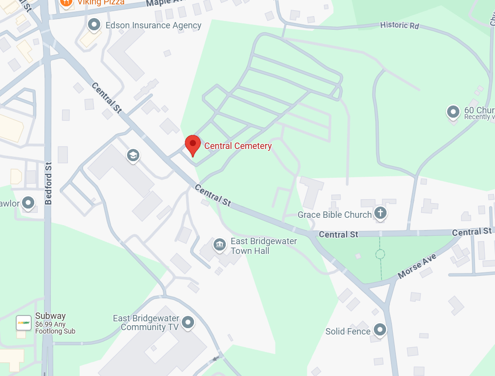 Our Cemetery – Central Cemetery – East Bridgewater